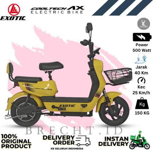 Jual Sepeda Listrik Exotic COOLTECH AX E Bike 500 Watt - Biru - Kota ...