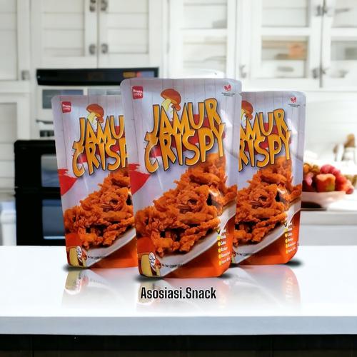Jual JAMUR CRISPY Cemilan Viral Sehat bisa buat Lauk pauk Gurih Renyah ...