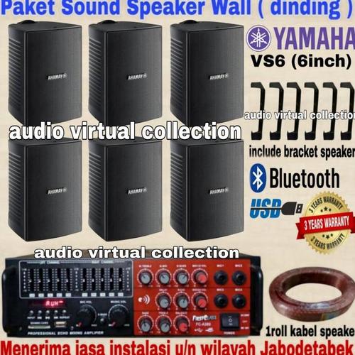 Jual Paket Sound Speaker Cafe kantor pabrik YAMAHA VS6 6inch isi 6unit - NON INSTALASI - Jakarta ...
