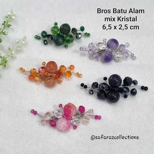 Jual Bros Batu Alam mix Kristal Bros Simple - Cokelat - Jakarta Timur ...