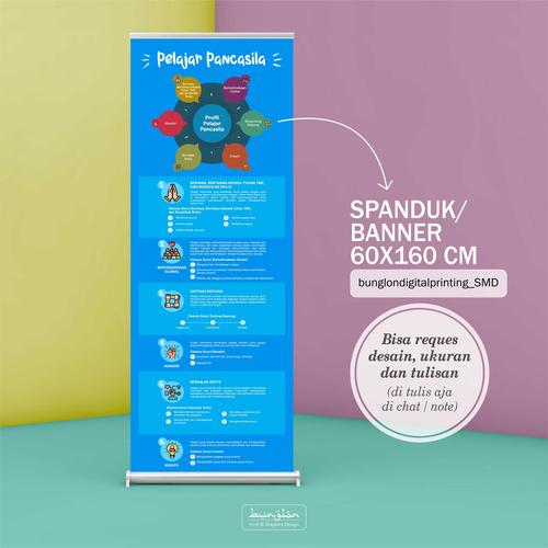 Jual Spanduk, Banner Profil Pelajar Pancasila, Bisa Tambah Nama Sekolah ...