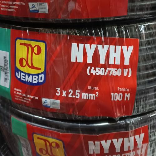Jual Kabel NYYHY 3x2,5 3x2.5 mm JEMBO 100 Meter Serabut - Jakarta Pusat - Siap Laksanakan ...