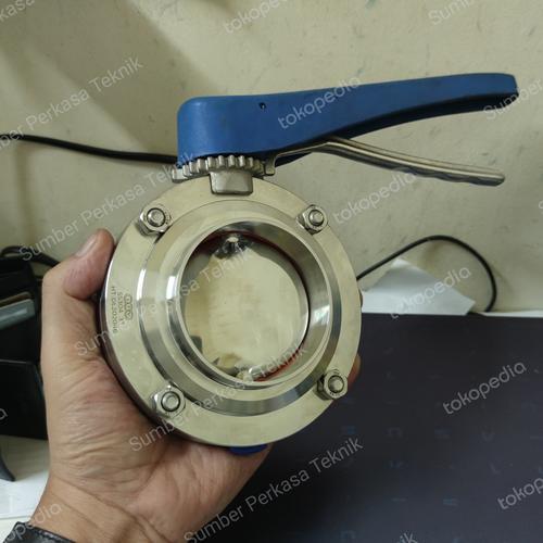Jual Butterfly Valve Sanitary SS304 SPV 3" inch ( DN 80 ) - Jakarta ...