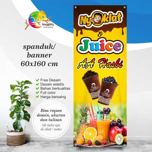 Jual Spanduk, Banner Nyoklat & Jus - Kab. Bandung - Bunglon_Onlineshop ...