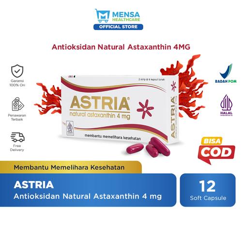 Jual ASTRIA Astaxanthin 4mg - Jakarta Barat - Mensa Healthcare | Tokopedia