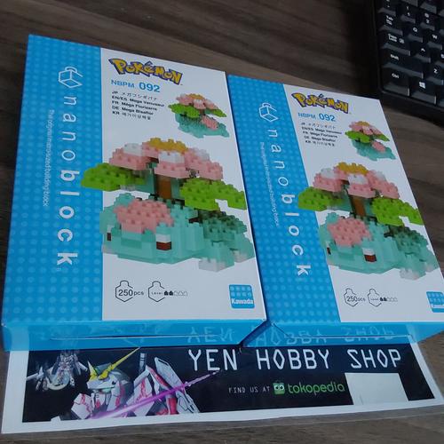 Jual NANOBLOCK POKEMON 092 MEGA FUSHIGIBANA 22419|250 pcs [ORIGINAL ...