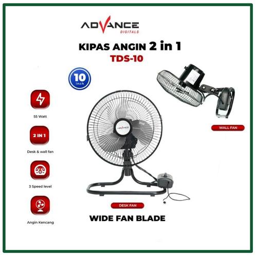 Jual ADVANCE TDS~10 TORNADO INDUSTRIAL FAN Kipas Angin Duduk Desk 10 ...