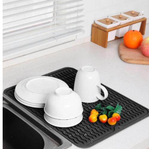 Jual Dish Drying Mat/Pengering Gelas Piring Dapur/Alas Pengering Anti ...