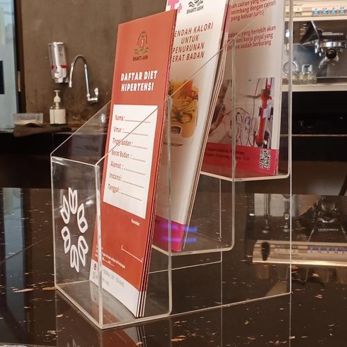 Jual display brosur acrylic | display brosur 3 tingkat - Kota Tangerang ...