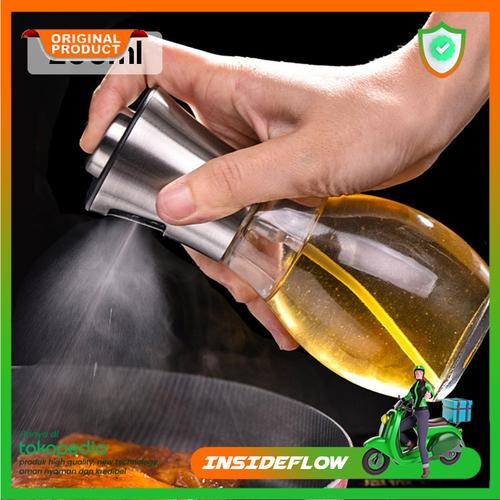 Jual Botol Semprot Spray Pump Minyak Olive Oil 100 ml Stainless steel ...
