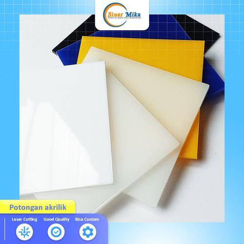 Jual akrilik potongan / acrylic laser cutting 2mm warna biru - Kota ...