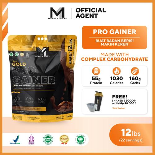 Jual M1 GAINER MUSCLE FIRST PRO GAINER 12 LBS 5400GRAM GAINER MASS ...