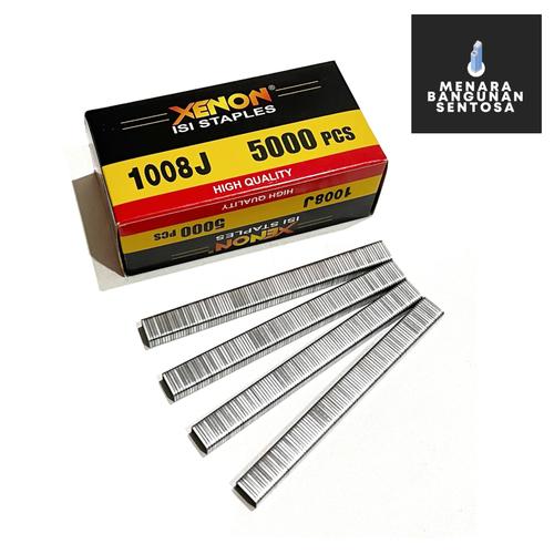 Jual Isi Staples Tembak Xenon 1008J - Refill Staple Gun Nailer Paku U ...
