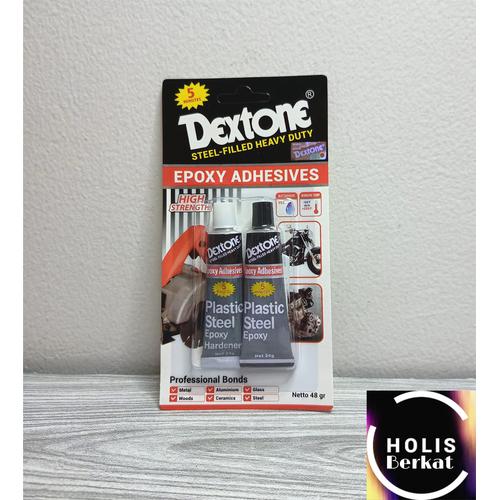 Jual DEXTONE Epoxy Adhesives 5 MENIT 48 GR / Plastic Steel Lem Besi ...