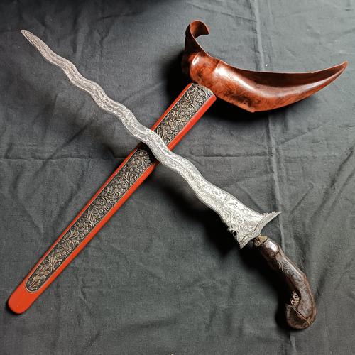 Jual Keris Nogo Siluman Sepuh Luk 13 Tangguh Estimasi Mataram Lombok ...