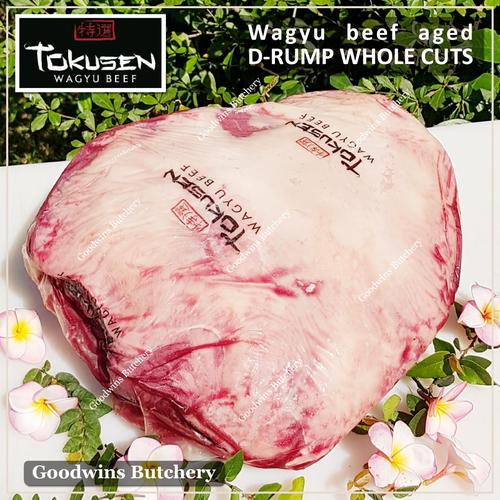 Jual 7kg D RUMP wagyu beef Tokusen marbling 5 whole aged chilled ...