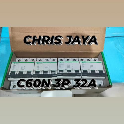 Jual MCB C60N Schneider 32A 40A 3 Phase 3p 3phase 32A 40A mcb Schneider ...