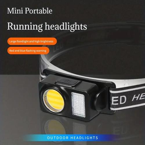 Promo Senter Kepala Mini LED 45W Super Terang Headlamp COB Multifungsi ...