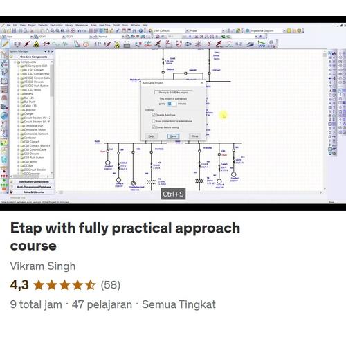 Jual ETAP with Fully Practical Approach Course - Kab. Bandung - Udemy ...