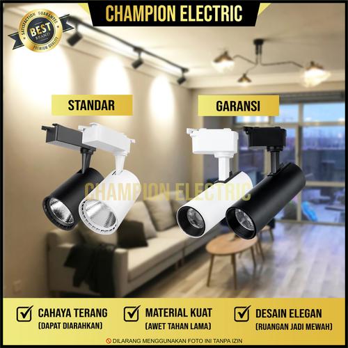 Jual Lampu Rell Track Light LED Sorot Rel Spotlight Spot 10W 10 Watt ...