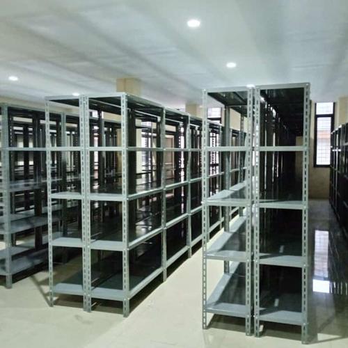 Jual rak plat besi siku lubang tebal P 120 50 200 susun 5 bisa bongkar ...