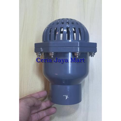 Jual Foot Valve PVC 2 1/2" inch DN65 / Swing Klep PVC SOCKET - Jakarta ...