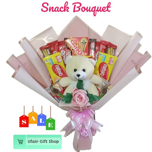 Jual Bucket Snack / Buket Jajan/Bouquet Ultah/Bucket Wisuda/Buket ...