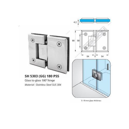 Jual SH 5303 GG 180 PSS Shower Hinge Dekkson Engsel Shower Kaca Kaca ...