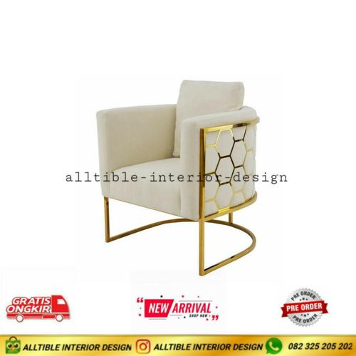 Jual sofa single tamu minimalis besi stainless - Kab. Jepara - ALLTIBLE ...