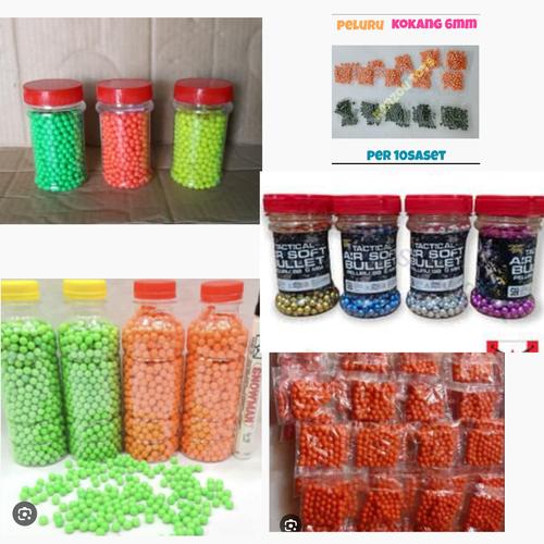 Jual Mainan Peluru Plastik Bulat 6mm - botol lebar - Kota Bekasi ...