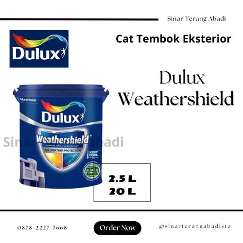 Jual Dulux Weathershield Pro Base A Kode Warna Grey Leaf 2.5 LITER ...