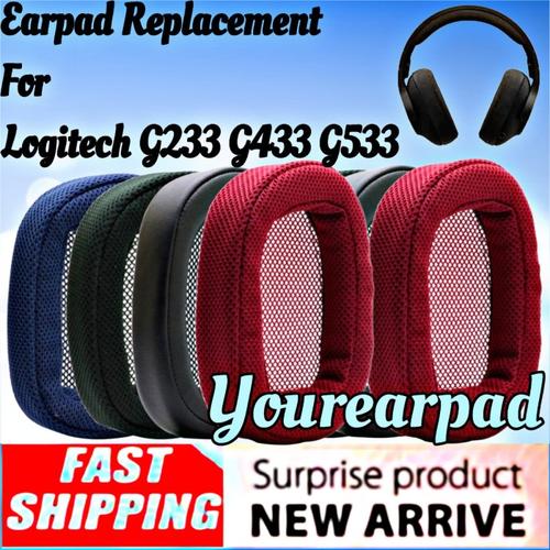Jual Bantalan Busa Earcup Earpad Logitech G233 G433 G533 G PRO Ear Pads ...