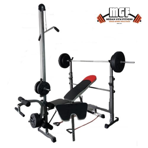 Jual BODY MASTER Bench Press Pull Down Paket Stick Beban 40kg - Kota ...