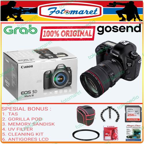 Jual CANON EOS 5D MARK III KIT 24-70MM F2.8L II USM/KAMERA CANON 5D ...