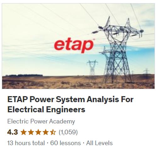 Jual ETAP Power System Analysis For Electrical Engineers - Kab. Bandung - Udemy Collection ...