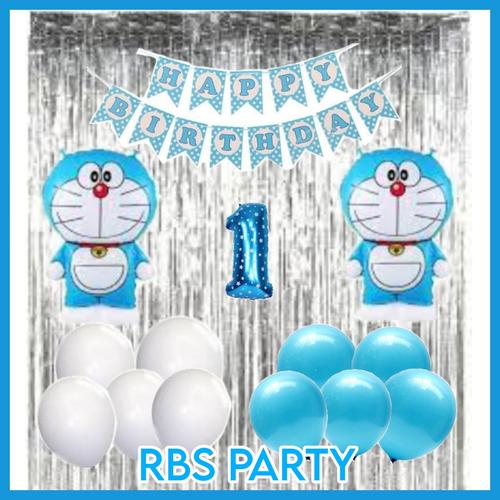 Jual Paket ulang tahun tema doraemon dengan balon angka - Kota Bekasi ...