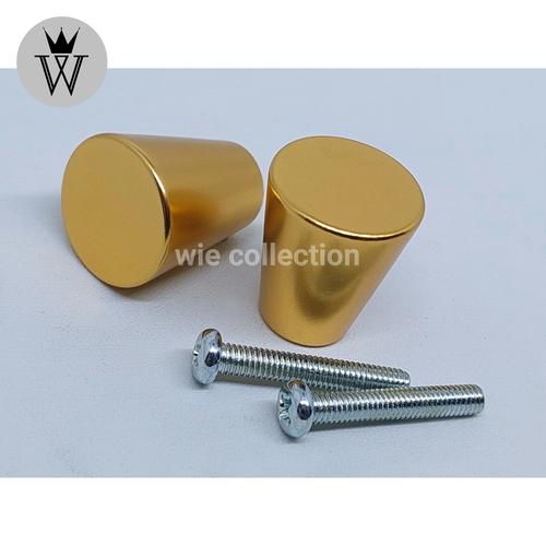 Jual HANDLE KNOB GOLD / TARIKAN LEMARI BULAT EMAS /PEGANGAN BESI BULAT ...