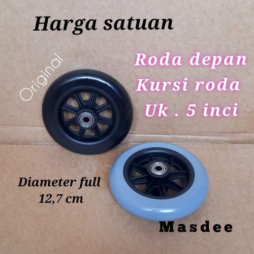 Jual Roda 5 inch kursi roda,sparepart kursi roda - Hitam - Jakarta ...