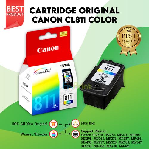 Jual Cartridge Tinta Canon CL811 CL-811 811 Printer MP287 MX328 MX338 ...