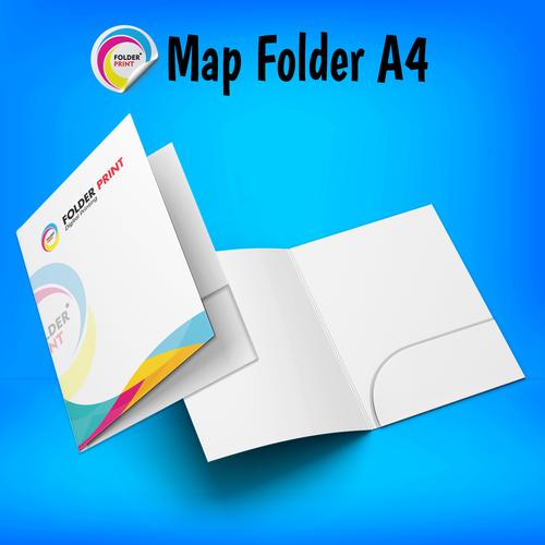 Jual Cetak Map Folder Dokumen Custom Design A4 dengan Bahan Art Karton 260 Gram - Tanpa Laminasi ...