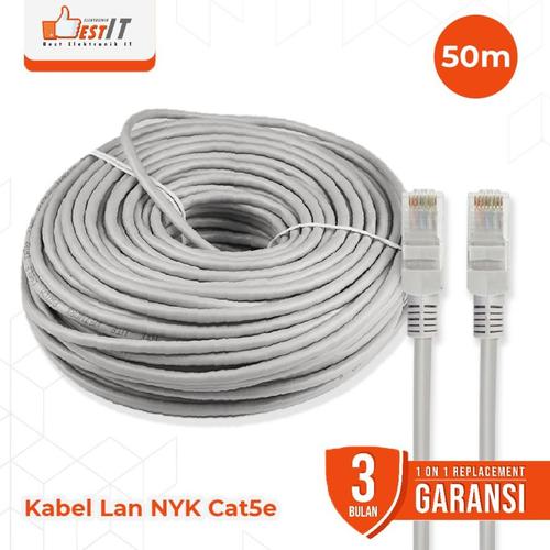 Jual Kabel Lan Utp Cat6E Panjang 50 Meter Nyk Konektor Rj45 - Kota ...