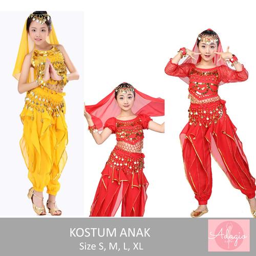 Jual KOSTUM ANAK TARI INDIA HALOWEEN 1001 MALAM ARABIAN PESTA BAJU KIDS ...