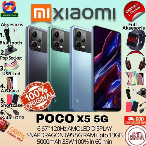 Jual HP BARU POCO X5 5G | X5 PRO 5G Snapdragon 695 5G GARANSI RESMI 100 ...
