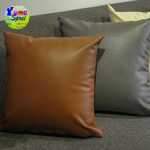Jual SARUNG BANTAL SOFA 40X40 50X50 OSCAR KULIT ANTI AIR - ijo toska ...
