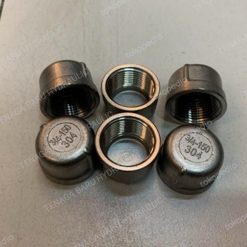 Jual DOP END CAP 1 INCH STAINLESS STEEL SS 304 DRAT BSPT - Jakarta ...