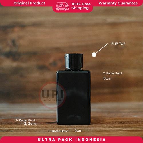 Jual BOTOL PET BOKO KOTAK 100ML HITAM & FLIP TOP - Putih - Kota Tangerang - ULTRA PACK INDONESIA ...