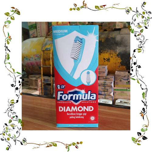Jual Sikat Gigi FORMULA - 1 Pak Box isi 12 Pcs - CRYSTAL- MEDIUM ...