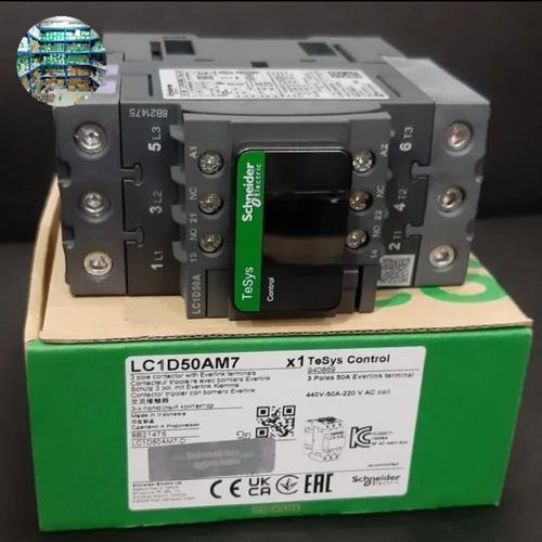 Jual CONTACTOR SCHNEIDER LC1D50AM7 3PH 80A 220VAC - Jakarta Pusat ...