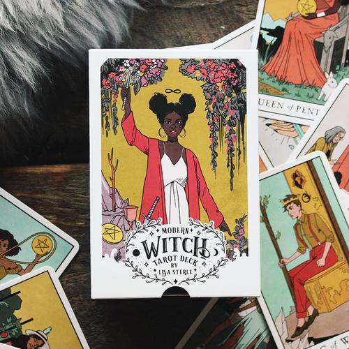 Jual The Modern Witch Tarot Cards: 78-Card Deck & Guidebook ORIGINAL ...