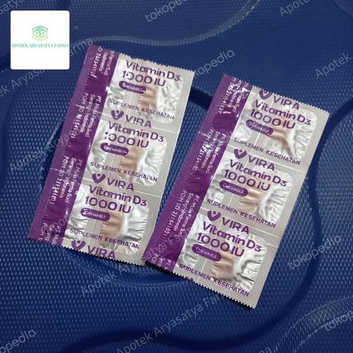 Jual vira vitamin d3 1000iu strip 6 tablet - Jakarta Selatan - Apotek ...